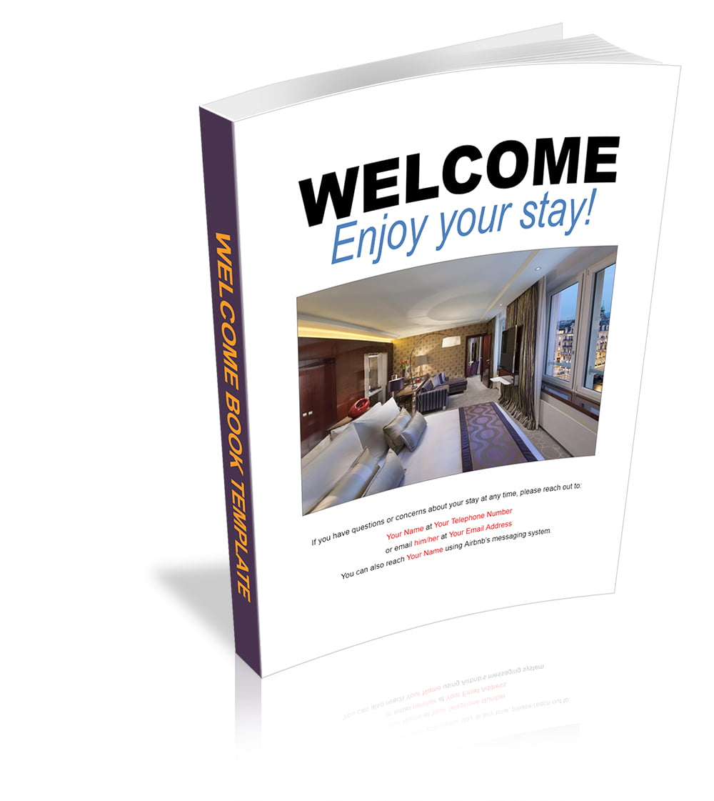 [FREE] Airbnb Welcome Book Template For Hosts | Skyline STR