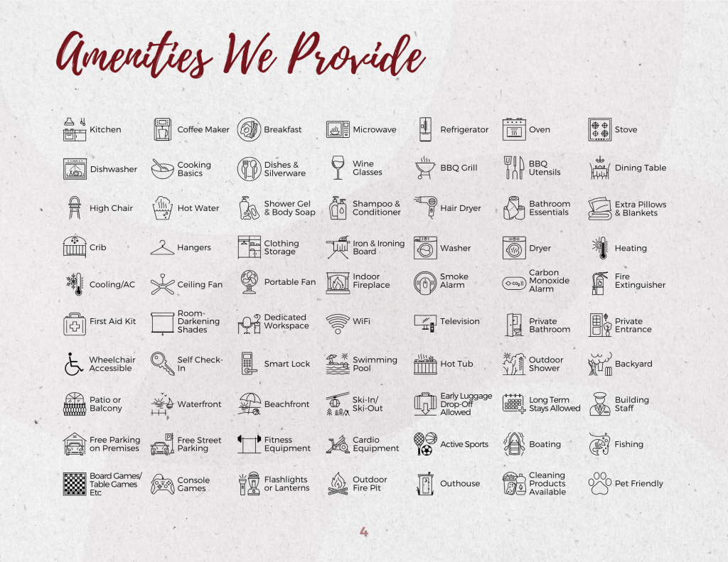 Premium Airbnb Welcome Book Template: Classic Circles